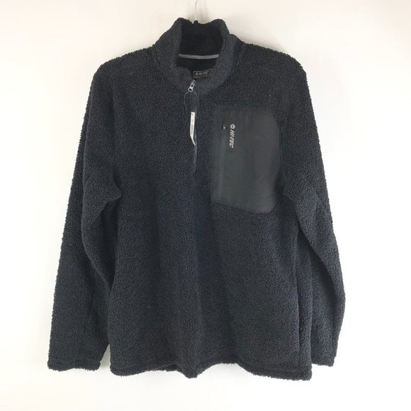 Hi-Tec | Jackets & Coats | Hitec Mens Fleece Pullover 4 Zip Pocket Mock ...